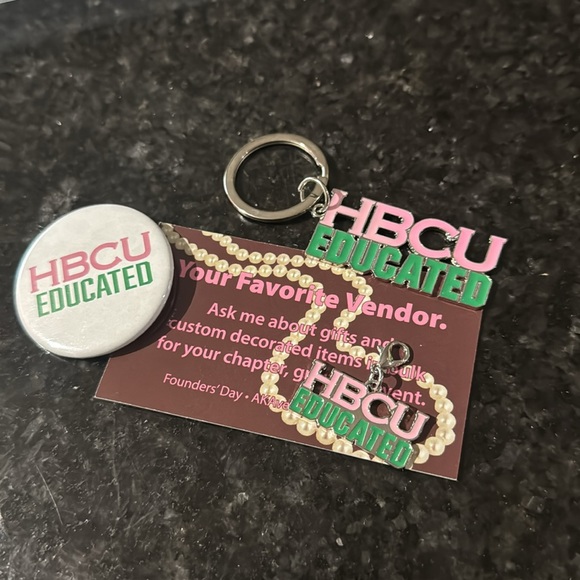 Aka | Jewelry | Alpha Kappa Alpha Aka Pendantkeychain And Brooch Silver ...